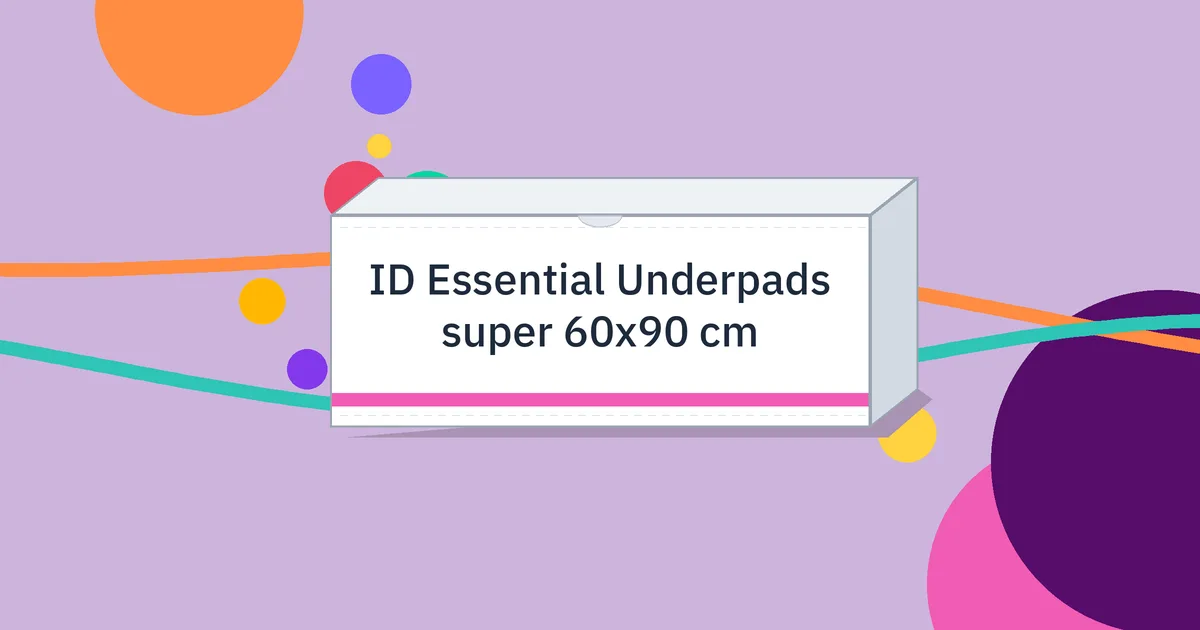 Symbolbild: Packung mit der Aufschrift ID Essential Underpads super 60x90 cm (PZN 19428025) – Verfügbarkeit und Bezug in Apotheken in Frankfurt am Main