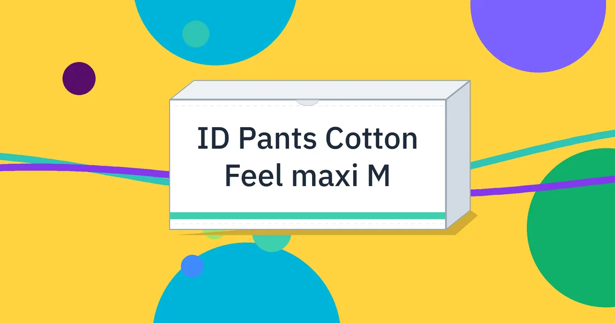 Symbolbild: Packung mit der Aufschrift ID Pants Cotton Feel maxi M (PZN 16508261) – Verfügbarkeit und Bezug in Apotheken in Frankfurt am Main