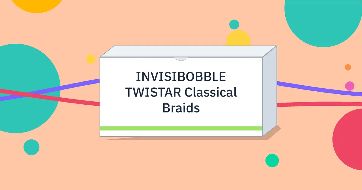 Symbolbild: Packung mit der Aufschrift INVISIBOBBLE TWISTAR Classical Braids (PZN 20159607) – Verfügbarkeit und Bezug in Apotheken in Frankfurt am Main