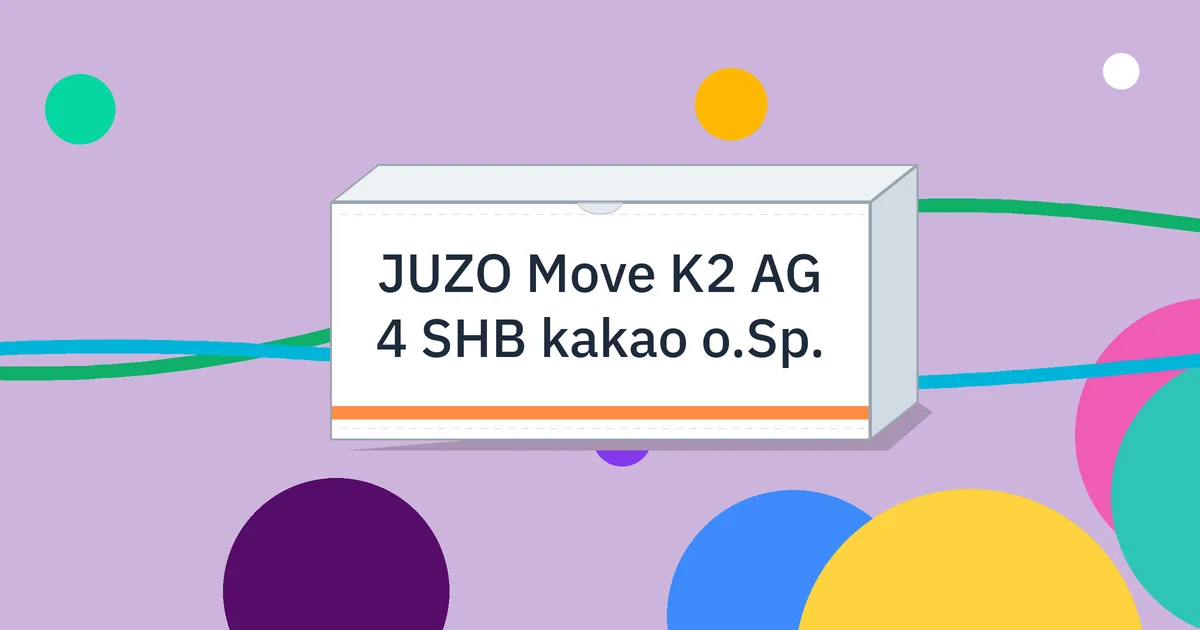 Symbolbild: Packung mit der Aufschrift JUZO Move K2 AG 4 SHB kakao o.Sp. (PZN 18557683) – Verfügbarkeit und Bezug in Apotheken in Frankfurt am Main