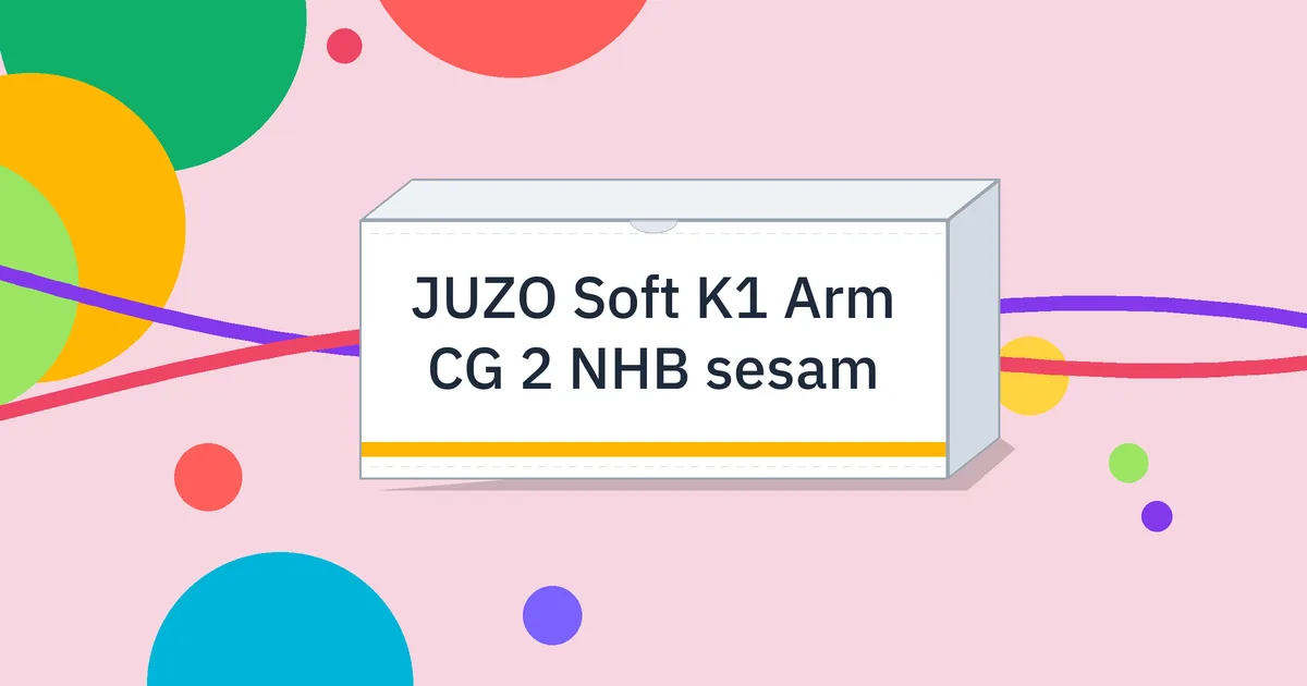Symbolbild: Packung mit der Aufschrift JUZO Soft K1 Arm CG 2 NHB sesam (PZN 15507058) – Verfügbarkeit und Bezug in Apotheken in Frankfurt am Main