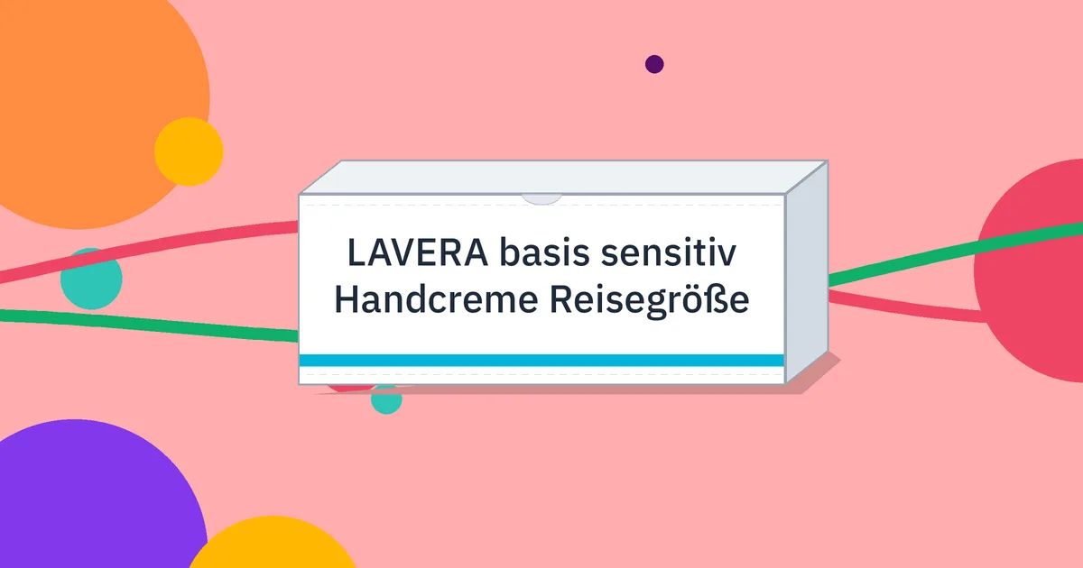 Symbolbild: Packung mit der Aufschrift LAVERA basis sensitiv Handcreme Reisegröße (PZN 19229047) – Verfügbarkeit und Bezug in Apotheken in Frankfurt am Main