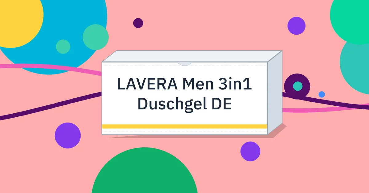 Symbolbild: Packung mit der Aufschrift LAVERA Men 3in1 Duschgel DE (PZN 19391486) – Verfügbarkeit und Bezug in Apotheken in Frankfurt am Main