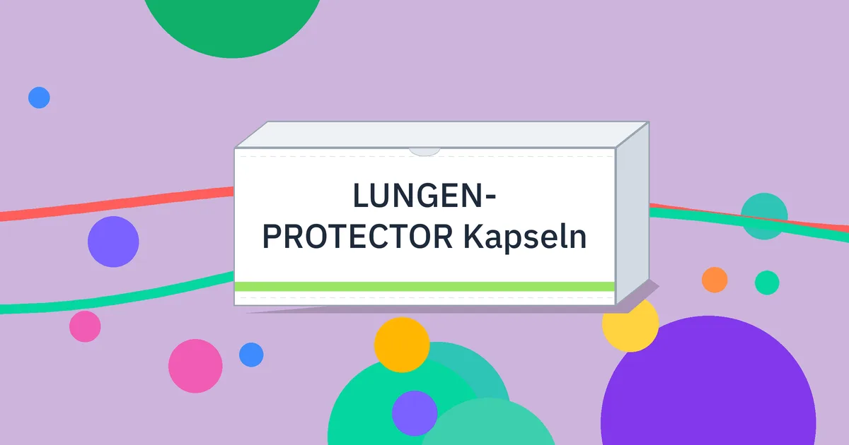 Symbolbild: Packung mit der Aufschrift LUNGEN-PROTECTOR Kapseln (PZN 16761273) – Verfügbarkeit und Bezug in Apotheken in Frankfurt am Main