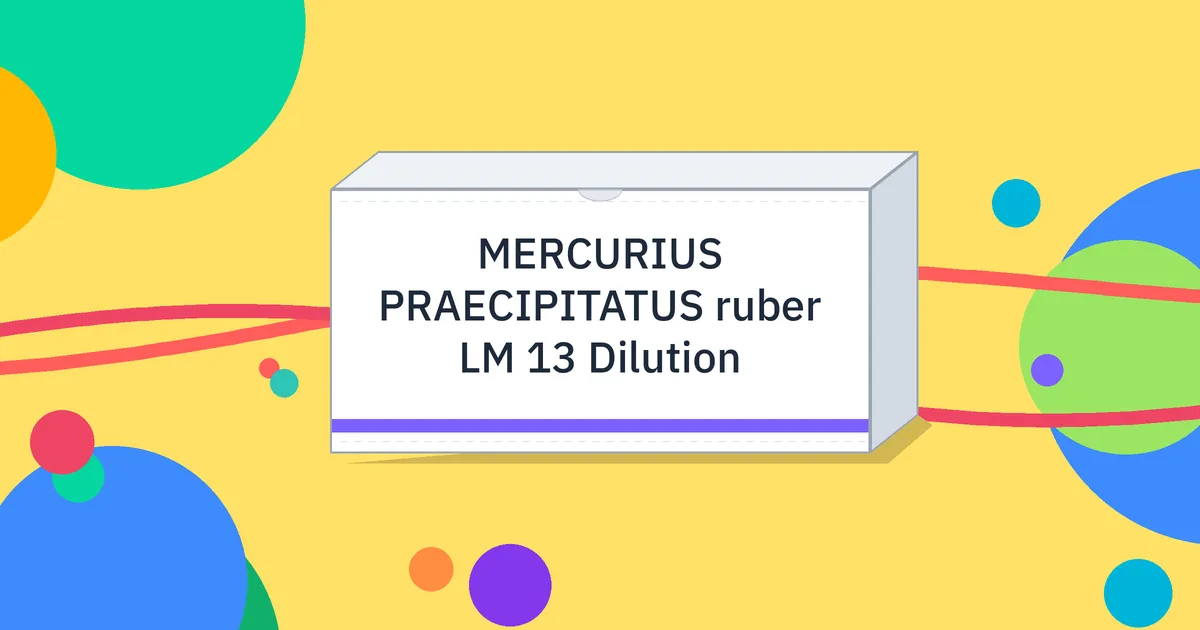 Symbolbild: Packung mit der Aufschrift MERCURIUS PRAECIPITATUS ruber LM 13 Dilution (PZN 12953159) – Verfügbarkeit und Bezug in Apotheken in Frankfurt am Main