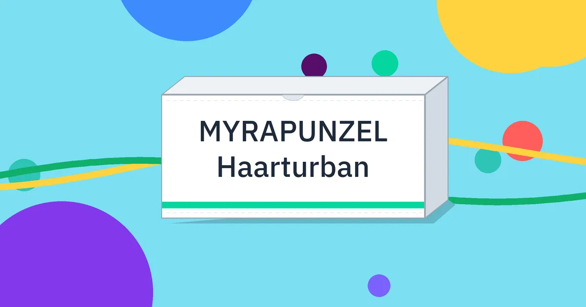 Symbolbild: Packung mit der Aufschrift MYRAPUNZEL Haarturban (PZN 17855993) – Verfügbarkeit und Bezug in Apotheken in Frankfurt am Main