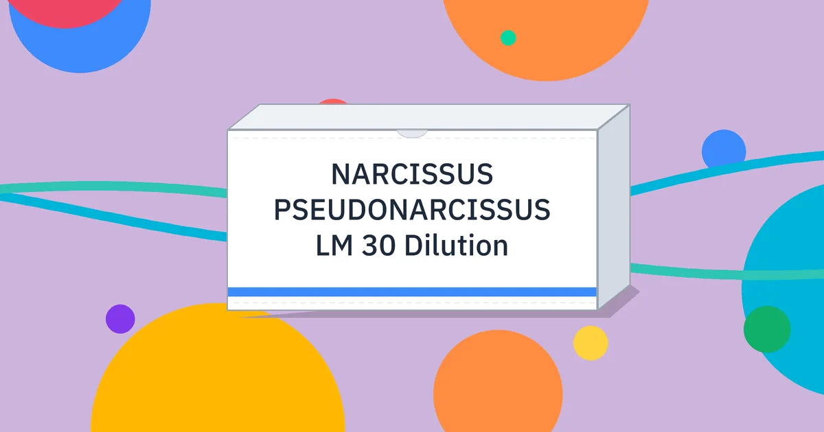 Symbolbild: Packung mit der Aufschrift NARCISSUS PSEUDONARCISSUS LM 30 Dilution (PZN 13616062) – Verfügbarkeit und Bezug in Apotheken in Frankfurt am Main