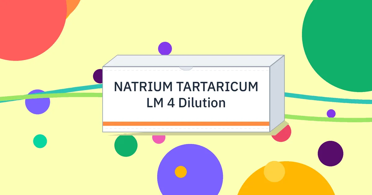 Symbolbild: Packung mit der Aufschrift NATRIUM TARTARICUM LM 4 Dilution (PZN 12967598) – Verfügbarkeit und Bezug in Apotheken in Frankfurt am Main