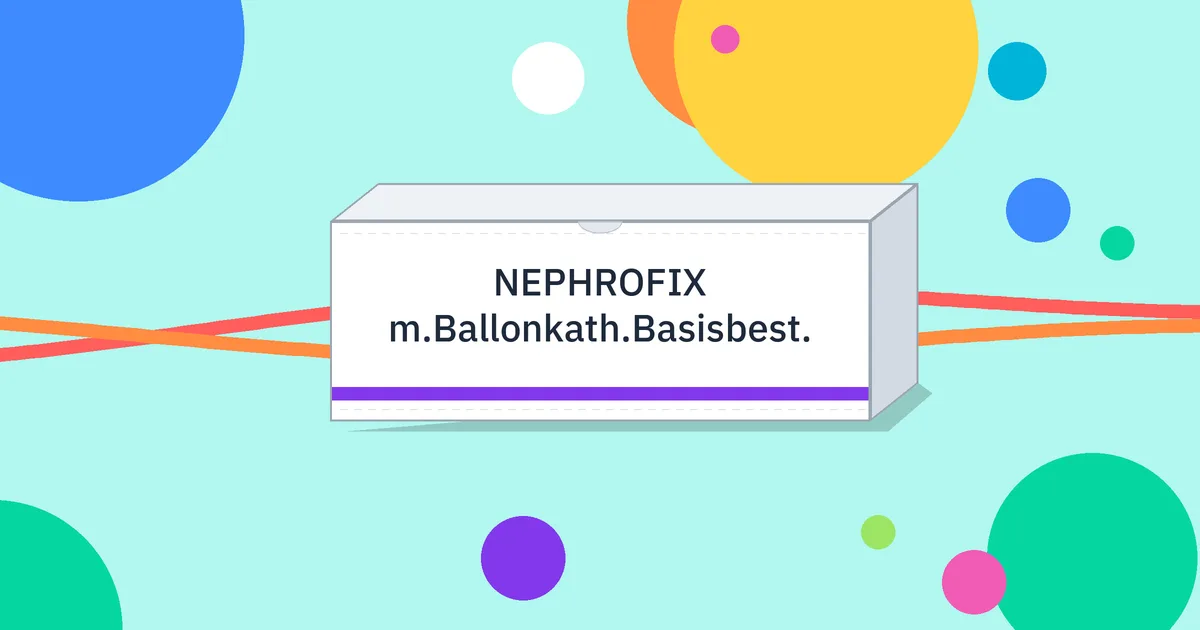 Symbolbild: Packung mit der Aufschrift NEPHROFIX m.Ballonkath.Basisbest. (PZN 03390941) – Verfügbarkeit und Bezug in Apotheken in Frankfurt am Main