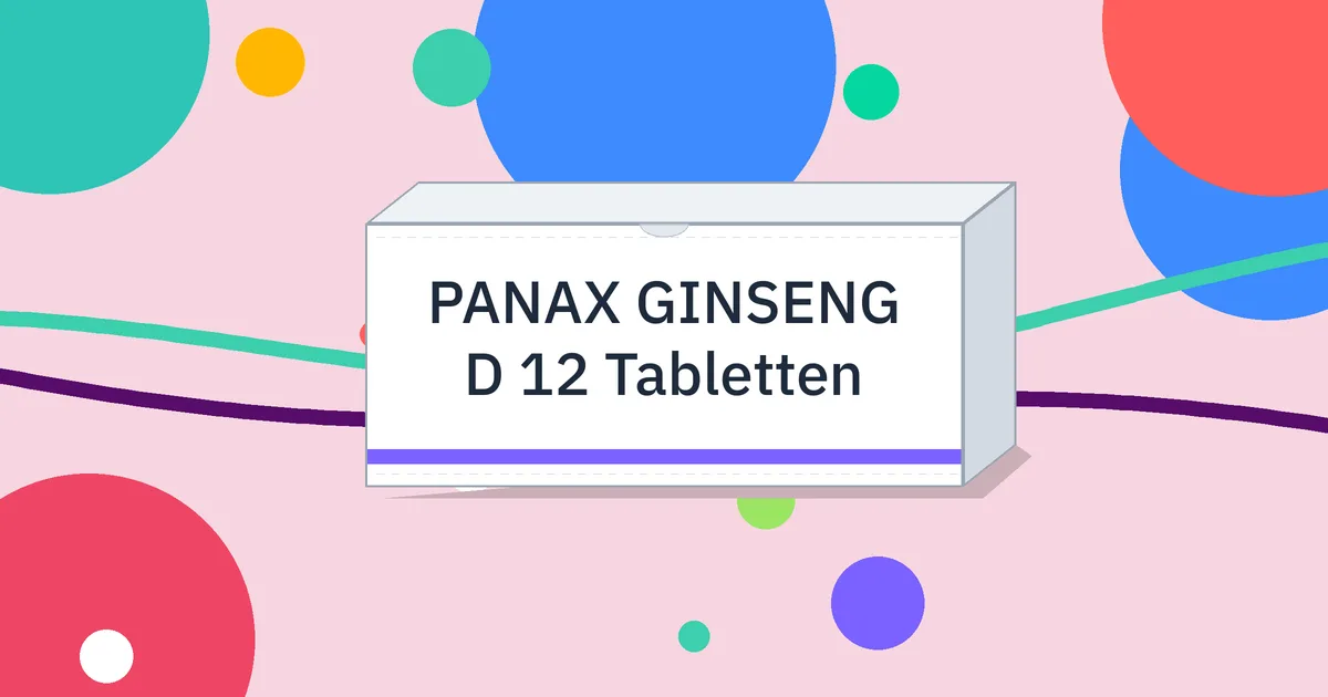 Symbolbild: Packung mit der Aufschrift PANAX GINSENG D 12 Tabletten (PZN 04246583) – Verfügbarkeit und Bezug in Apotheken in Frankfurt am Main
