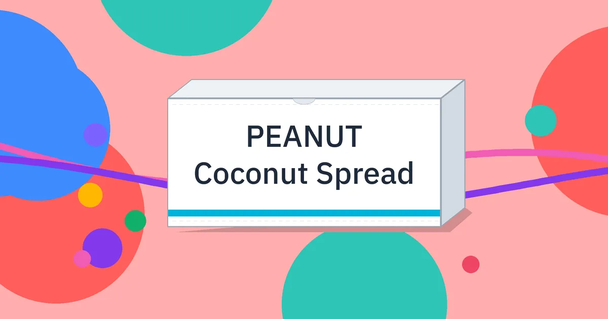 Symbolbild: Packung mit der Aufschrift PEANUT Coconut Spread (PZN 17969449) – Verfügbarkeit und Bezug in Apotheken in Frankfurt am Main
