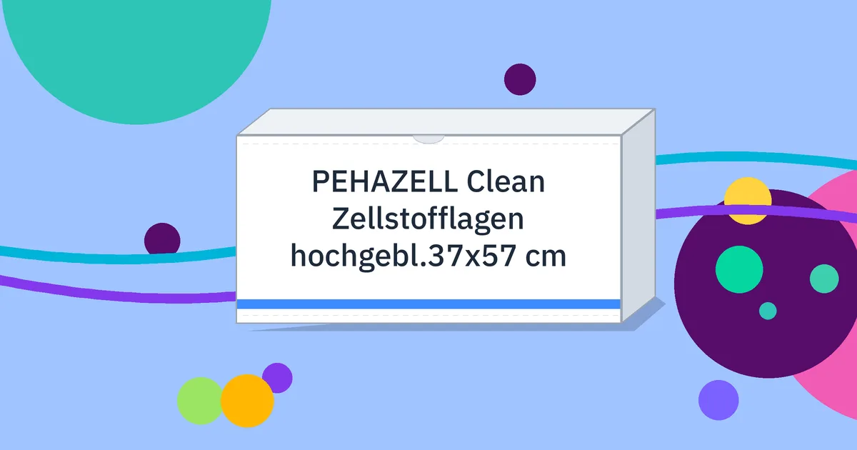 Symbolbild: Packung mit der Aufschrift PEHAZELL Clean Zellstofflagen hochgebl.37x57 cm (PZN 16382825) – Verfügbarkeit und Bezug in Apotheken in Frankfurt am Main