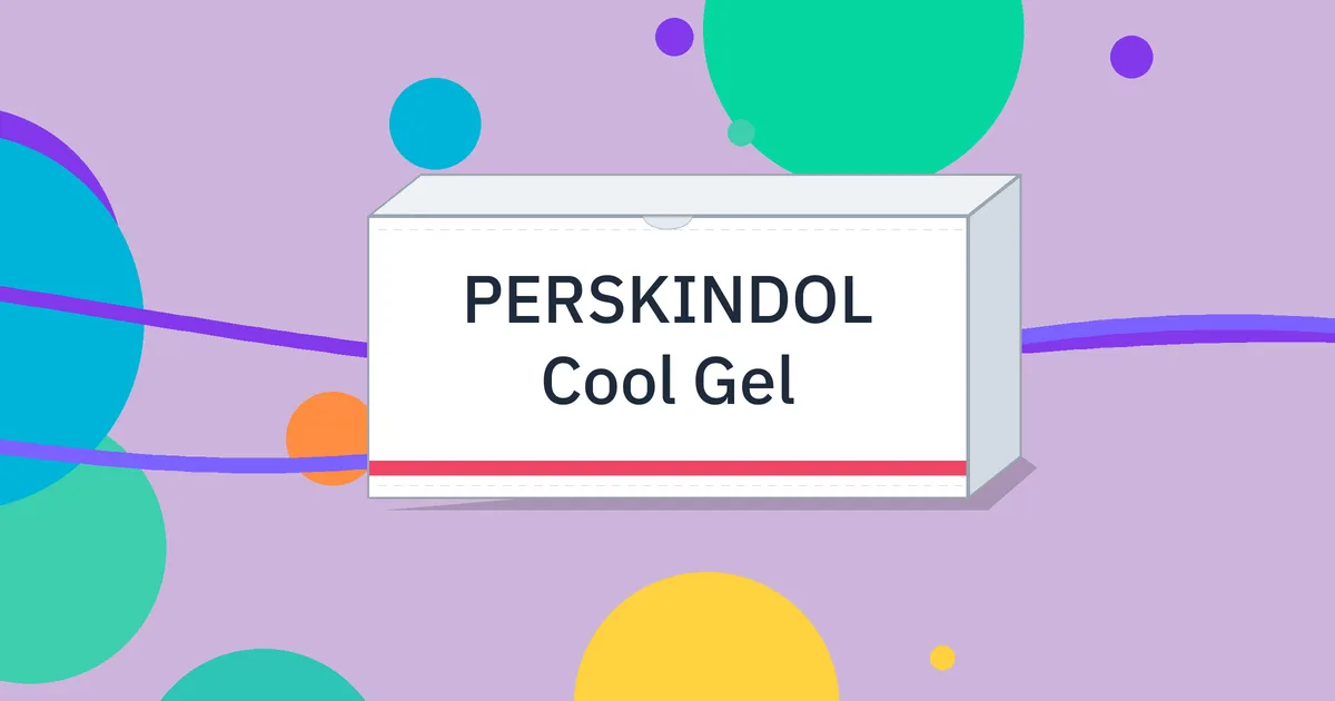 Symbolbild: Packung mit der Aufschrift PERSKINDOL Cool Gel (PZN 10305060) – Verfügbarkeit und Bezug in Apotheken in Frankfurt am Main