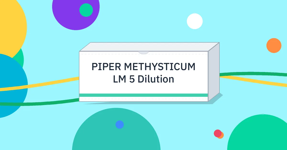 Symbolbild: Packung mit der Aufschrift PIPER METHYSTICUM LM 5 Dilution (PZN 13643320) – Verfügbarkeit und Bezug in Apotheken in Frankfurt am Main