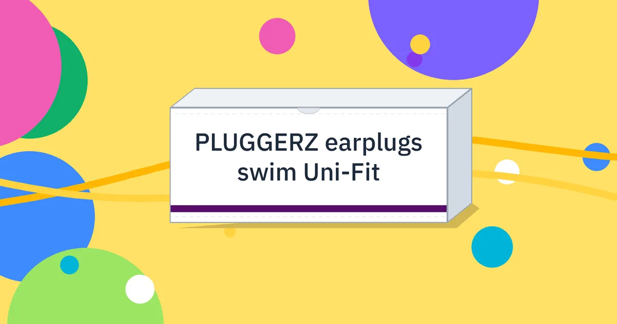 Symbolbild: Packung mit der Aufschrift PLUGGERZ earplugs swim Uni-Fit (PZN 18156464) – Verfügbarkeit und Bezug in Apotheken in Frankfurt am Main