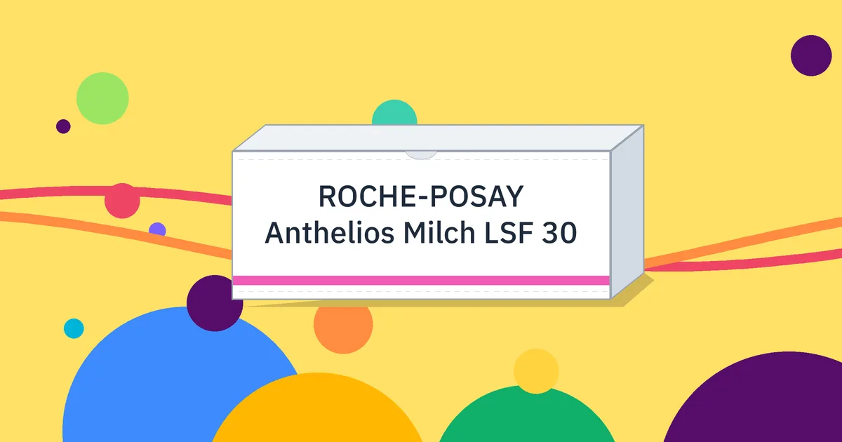Symbolbild: Packung mit der Aufschrift ROCHE-POSAY Anthelios Milch LSF 30 (PZN 12510232) – Verfügbarkeit und Bezug in Apotheken in Frankfurt am Main