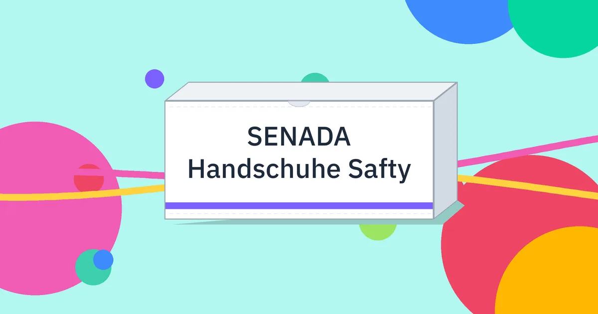 Symbolbild: Packung mit der Aufschrift SENADA Handschuhe Safty (PZN 07582749) – Verfügbarkeit und Bezug in Apotheken in Frankfurt am Main