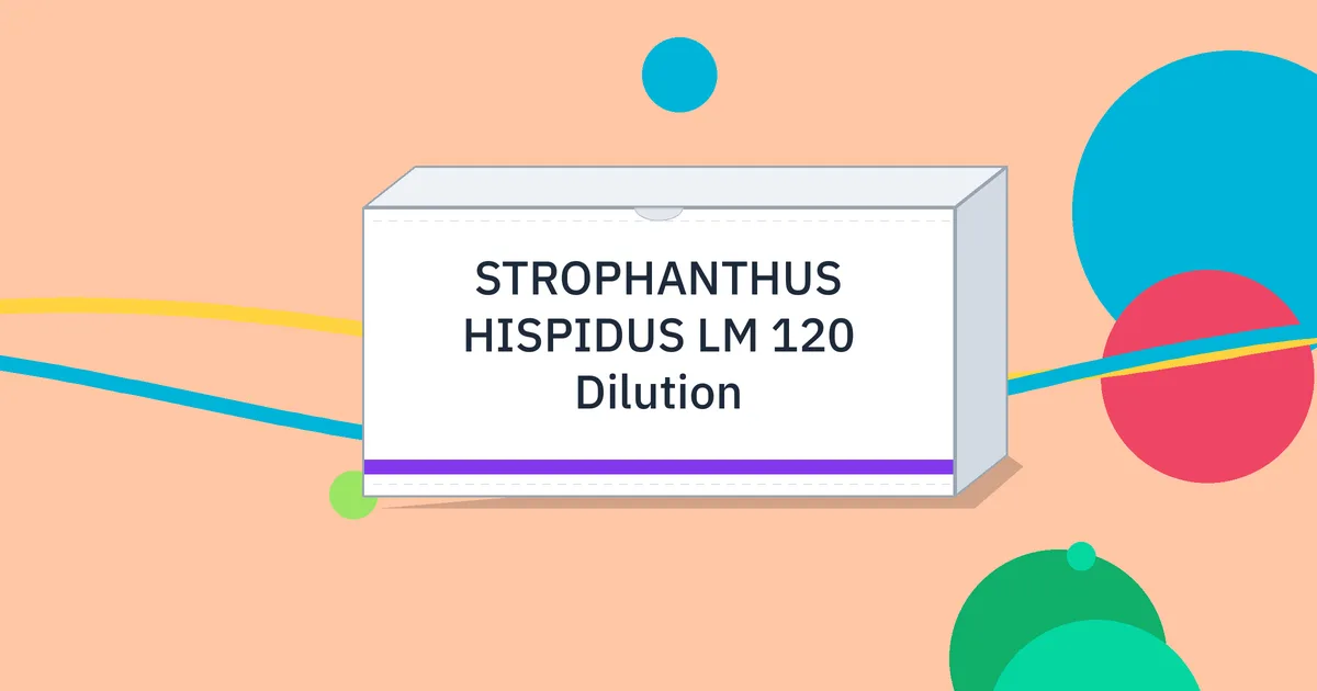 Symbolbild: Packung mit der Aufschrift STROPHANTHUS HISPIDUS LM 120 Dilution (PZN 13205666) – Verfügbarkeit und Bezug in Apotheken in Frankfurt am Main