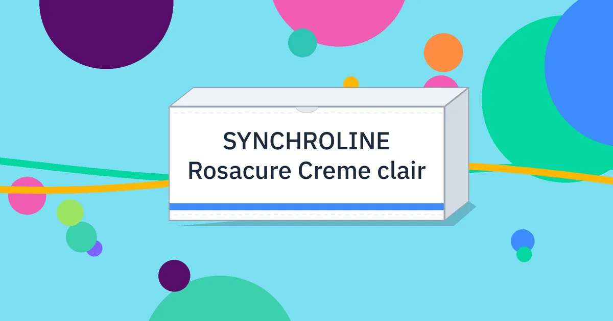 Symbolbild: Packung mit der Aufschrift SYNCHROLINE Rosacure Creme clair (PZN 18779627) – Verfügbarkeit und Bezug in Apotheken in Frankfurt am Main