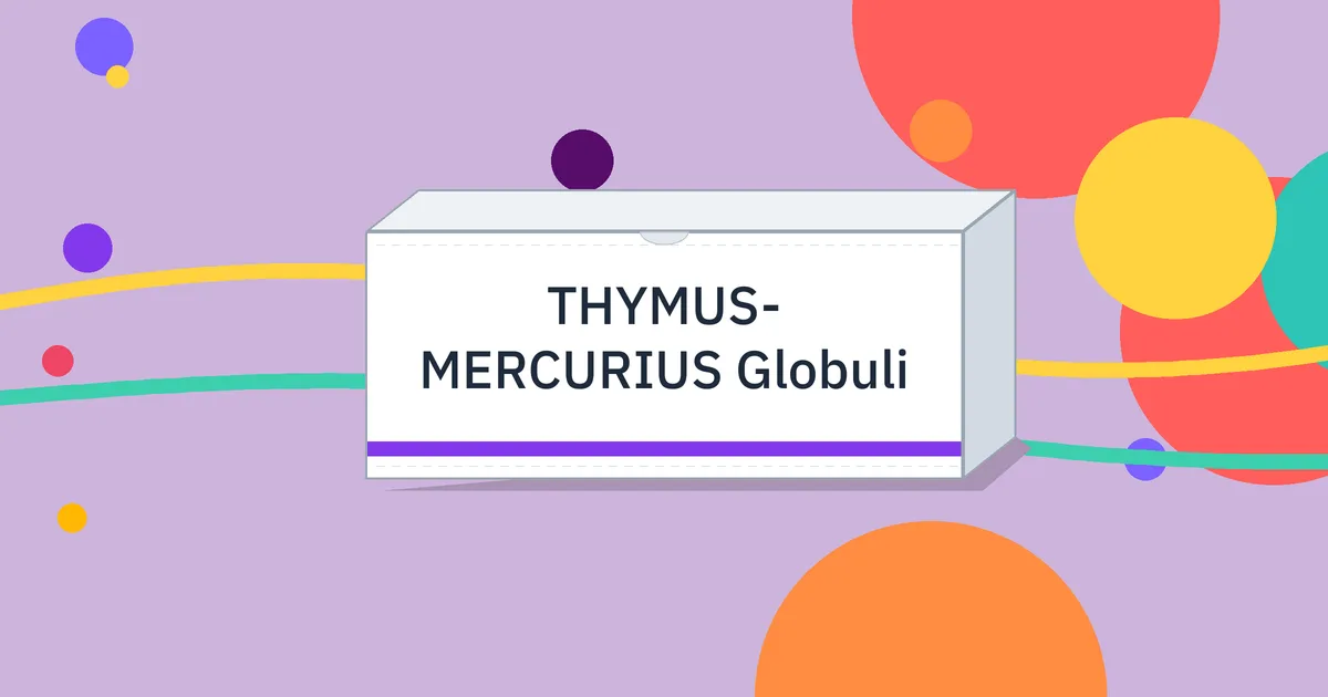 Symbolbild: Packung mit der Aufschrift THYMUS-MERCURIUS Globuli (PZN 08788128) – Verfügbarkeit und Bezug in Apotheken in Frankfurt am Main
