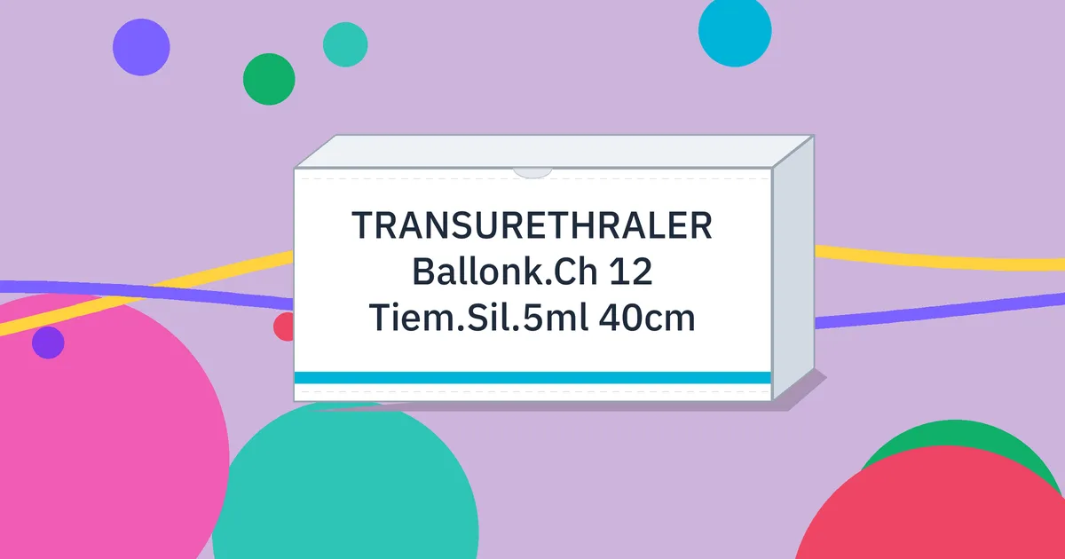 Symbolbild: Packung mit der Aufschrift TRANSURETHRALER Ballonk.Ch 12 Tiem.Sil.5ml 40cm (PZN 04506469) – Verfügbarkeit und Bezug in Apotheken in Frankfurt am Main