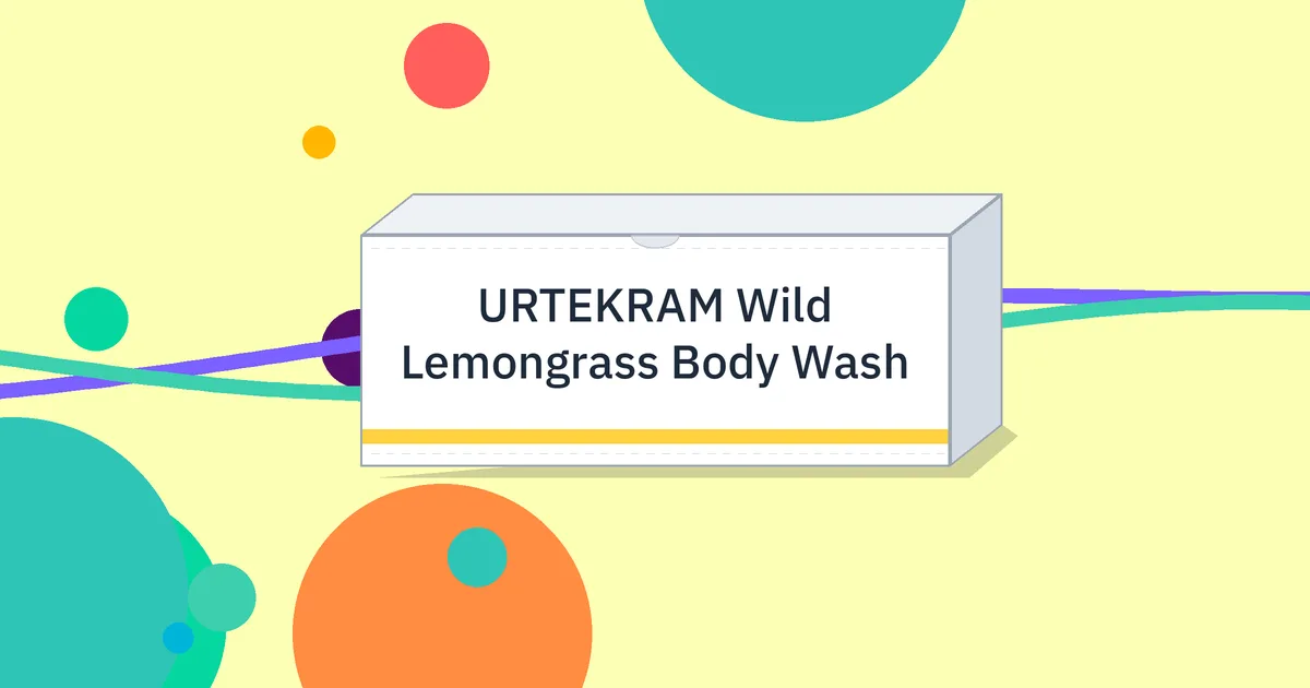 Symbolbild: Packung mit der Aufschrift URTEKRAM Wild Lemongrass Body Wash (PZN 19478313) – Verfügbarkeit und Bezug in Apotheken in Frankfurt am Main