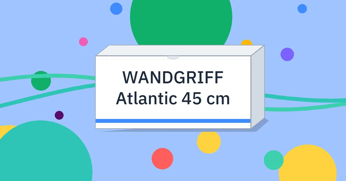 Symbolbild: Packung mit der Aufschrift WANDGRIFF Atlantic 45 cm (PZN 13168215) – Verfügbarkeit und Bezug in Apotheken in Frankfurt am Main