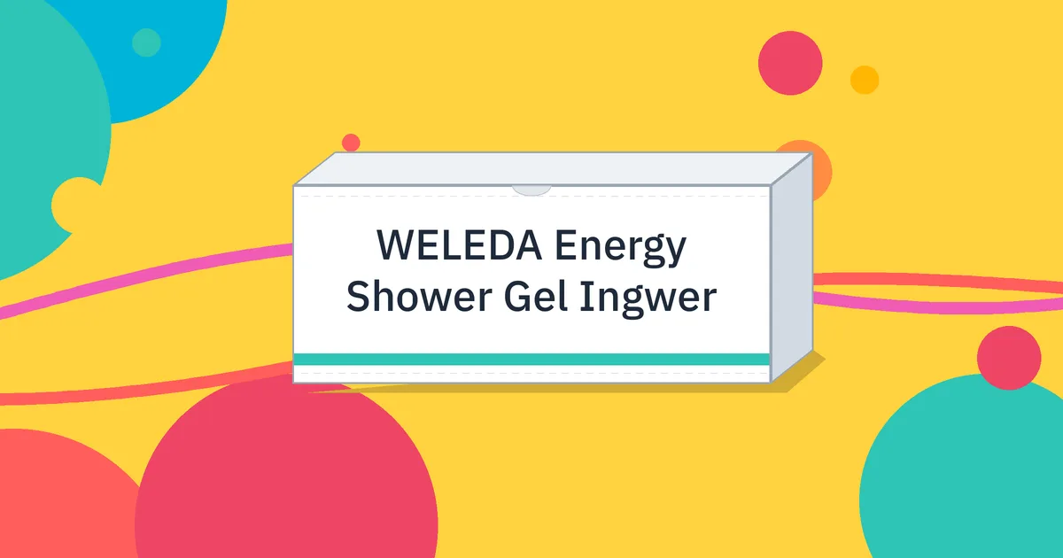 Symbolbild: Packung mit der Aufschrift WELEDA Energy Shower Gel Ingwer (PZN 19447815) – Verfügbarkeit und Bezug in Apotheken in Frankfurt am Main