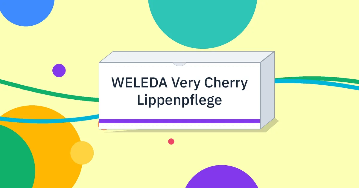 Symbolbild: Packung mit der Aufschrift WELEDA Very Cherry Lippenpflege (PZN 19734029) – Verfügbarkeit und Bezug in Apotheken in Frankfurt am Main