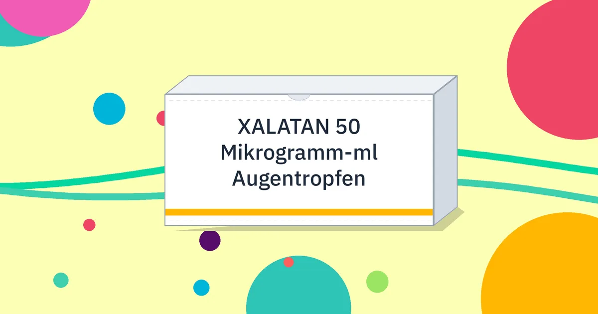 Symbolbild: Packung mit der Aufschrift XALATAN 50 Mikrogramm-ml Augentropfen (PZN 10073537) – Verfügbarkeit und Bezug in Apotheken in Frankfurt am Main