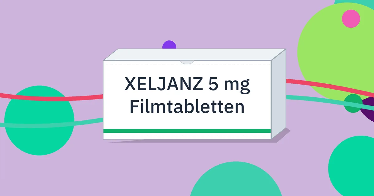 Symbolbild: Packung mit der Aufschrift XELJANZ 5 mg Filmtabletten (PZN 14401613) – Verfügbarkeit und Bezug in Apotheken in Frankfurt am Main