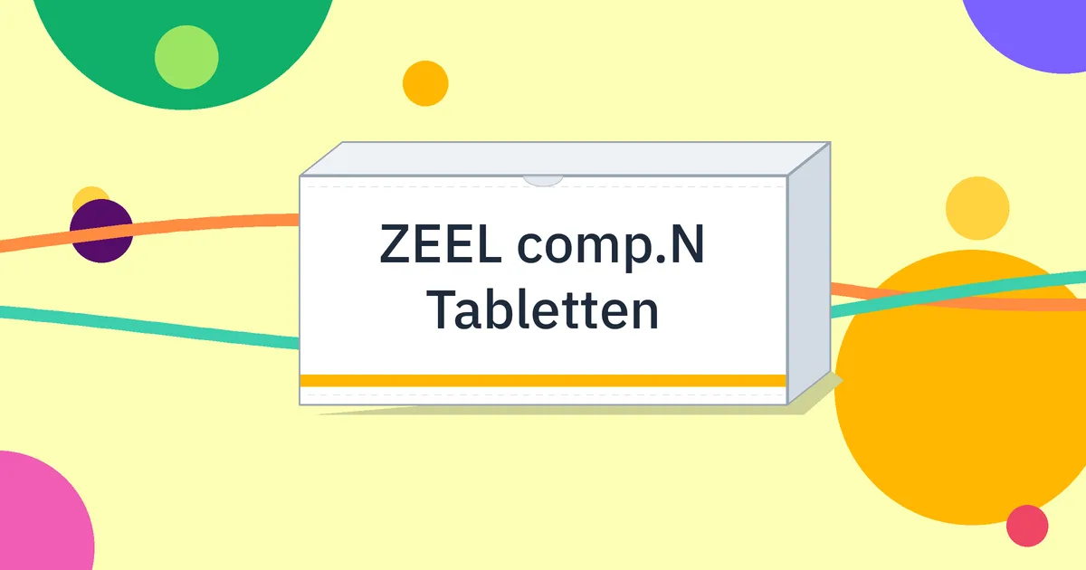 Symbolbild: Packung mit der Aufschrift ZEEL comp.N Tabletten (PZN 02464175) – Verfügbarkeit und Bezug in Apotheken in Frankfurt am Main