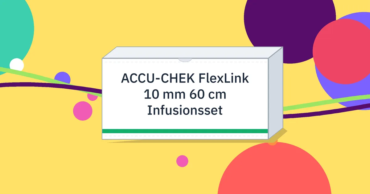 Symbolbild: Packung mit der Aufschrift ACCU-CHEK FlexLink 10 mm 60 cm Infusionsset (PZN 16786942) – Verfügbarkeit und Bezug in Apotheken in Frankfurt am Main