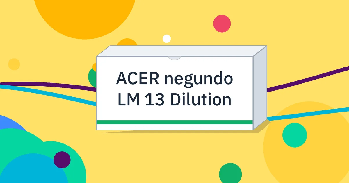 Symbolbild: Packung mit der Aufschrift ACER negundo LM 13 Dilution (PZN 13264195) – Verfügbarkeit und Bezug in Apotheken in Frankfurt am Main