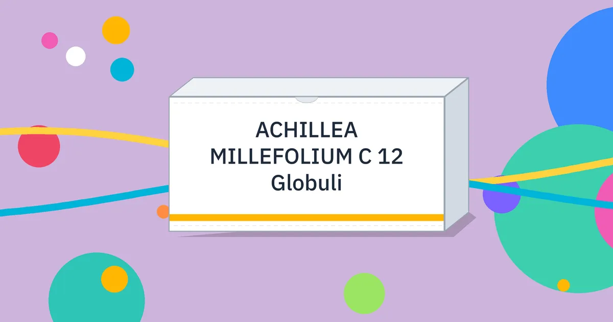 Symbolbild: Packung mit der Aufschrift ACHILLEA MILLEFOLIUM C 12 Globuli (PZN 16668941) – Verfügbarkeit und Bezug in Apotheken in Frankfurt am Main