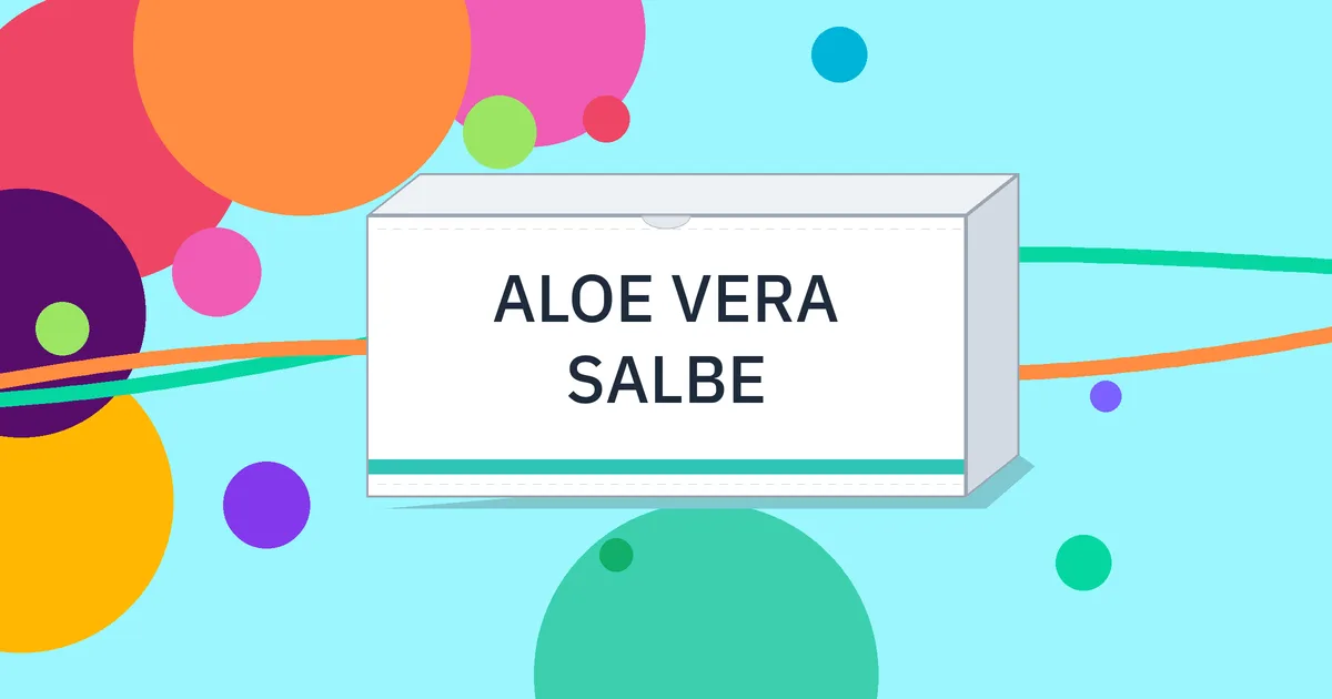 Symbolbild: Packung mit der Aufschrift ALOE VERA SALBE (PZN 02588925) – Verfügbarkeit und Bezug in Apotheken in Frankfurt am Main