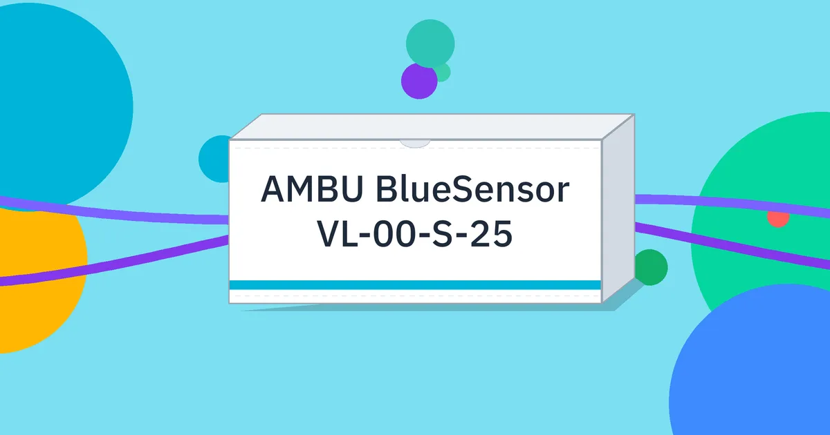 Symbolbild: Packung mit der Aufschrift AMBU BlueSensor VL-00-S-25 (PZN 18708544) – Verfügbarkeit und Bezug in Apotheken in Frankfurt am Main