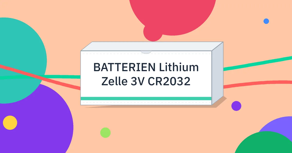 Symbolbild: Packung mit der Aufschrift BATTERIEN Lithium Zelle 3V CR2032 (PZN 08449171) – Verfügbarkeit und Bezug in Apotheken in Frankfurt am Main