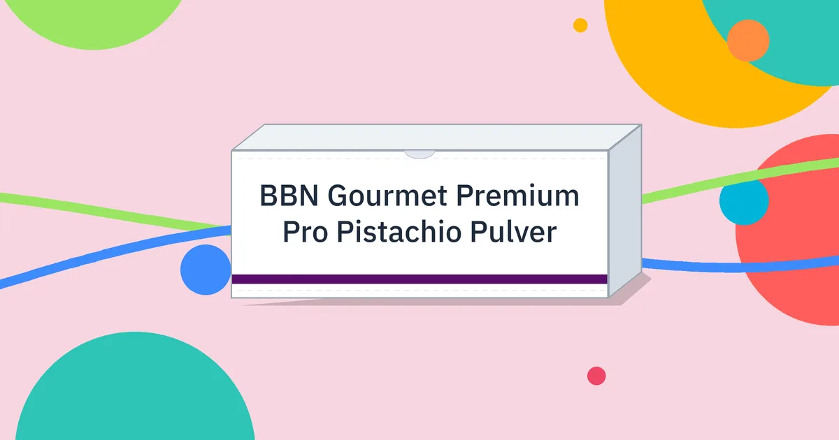 Symbolbild: Packung mit der Aufschrift BBN Gourmet Premium Pro Pistachio Pulver (PZN 16880581) – Verfügbarkeit und Bezug in Apotheken in Frankfurt am Main