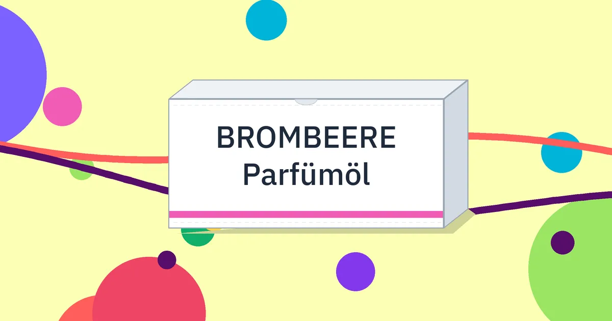 Symbolbild: Packung mit der Aufschrift BROMBEERE Parfümöl (PZN 01992469) – Verfügbarkeit und Bezug in Apotheken in Frankfurt am Main