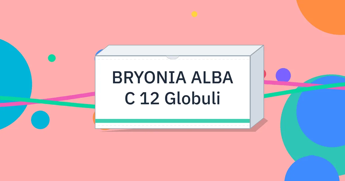 Symbolbild: Packung mit der Aufschrift BRYONIA ALBA C 12 Globuli (PZN 19719231) – Verfügbarkeit und Bezug in Apotheken in Frankfurt am Main