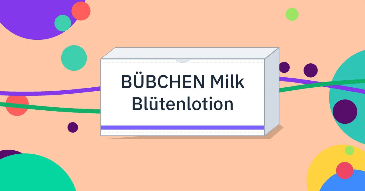 Symbolbild: Packung mit der Aufschrift BÜBCHEN Milk Blütenlotion (PZN 07239744) – Verfügbarkeit und Bezug in Apotheken in Frankfurt am Main