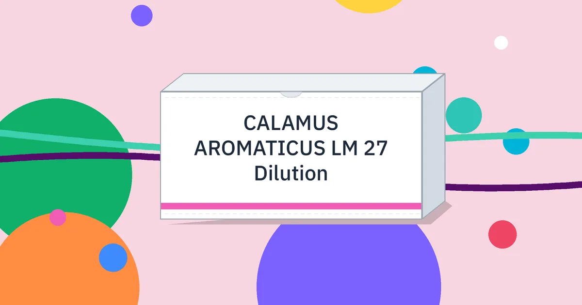 Symbolbild: Packung mit der Aufschrift CALAMUS AROMATICUS LM 27 Dilution (PZN 13405075) – Verfügbarkeit und Bezug in Apotheken in Frankfurt am Main
