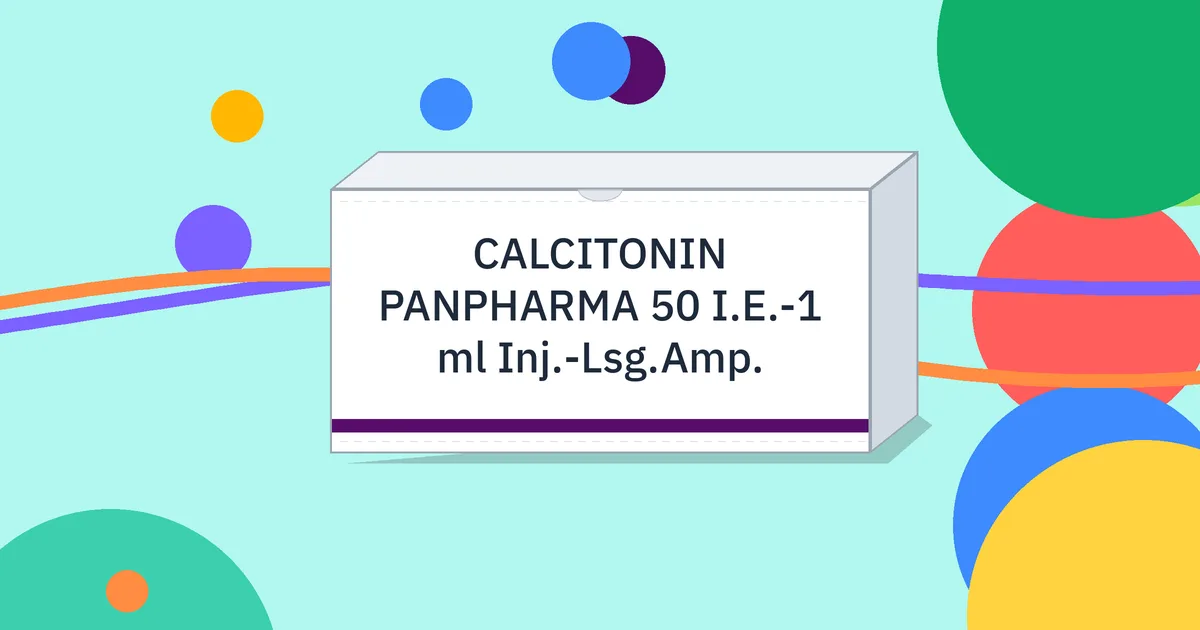 Symbolbild: Packung mit der Aufschrift CALCITONIN PANPHARMA 50 I.E.-1 ml Inj.-Lsg.Amp. (PZN 16199802) – Verfügbarkeit und Bezug in Apotheken in Frankfurt am Main