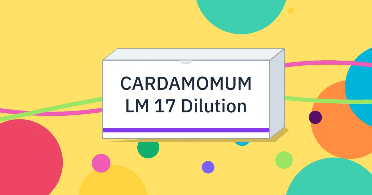 Symbolbild: Packung mit der Aufschrift CARDAMOMUM LM 17 Dilution (PZN 13429673) – Verfügbarkeit und Bezug in Apotheken in Frankfurt am Main