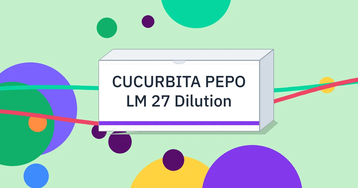 Symbolbild: Packung mit der Aufschrift CUCURBITA PEPO LM 27 Dilution (PZN 13457451) – Verfügbarkeit und Bezug in Apotheken in Frankfurt am Main