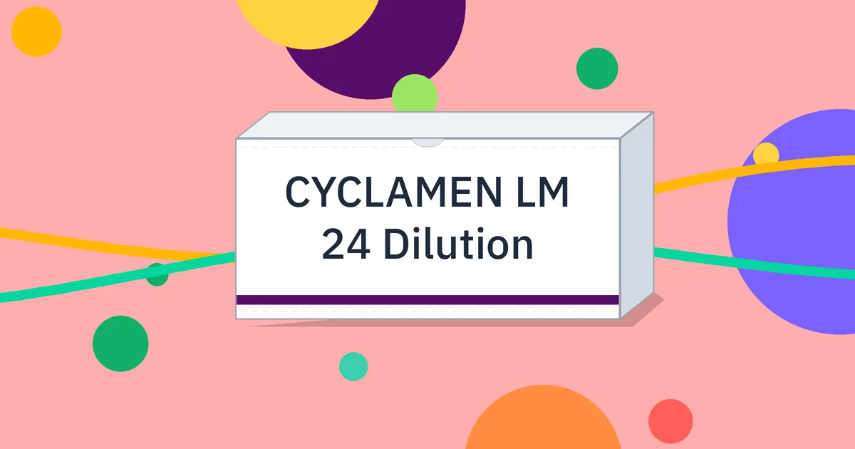 Symbolbild: Packung mit der Aufschrift CYCLAMEN LM 24 Dilution (PZN 12840538) – Verfügbarkeit und Bezug in Apotheken in Frankfurt am Main