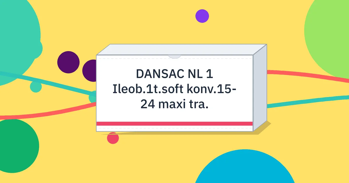 Symbolbild: Packung mit der Aufschrift DANSAC NL 1 Ileob.1t.soft konv.15-24 maxi tra. (PZN 11645579) – Verfügbarkeit und Bezug in Apotheken in Frankfurt am Main