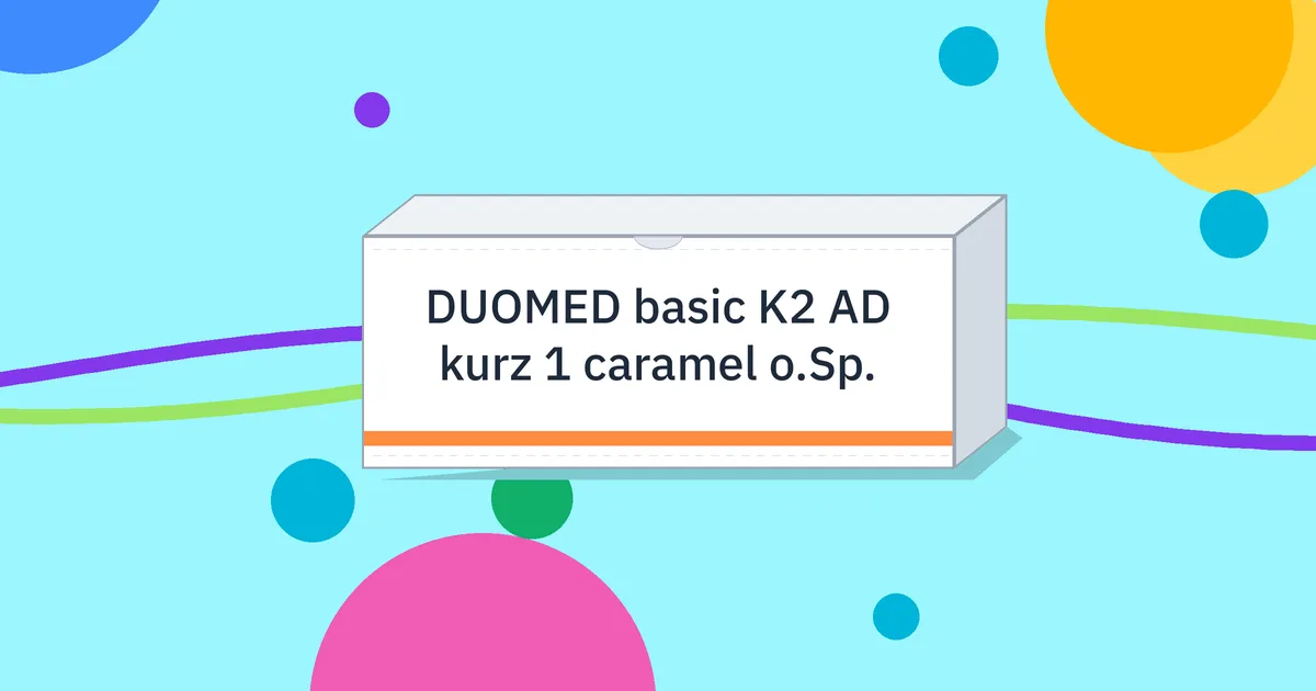 Symbolbild: Packung mit der Aufschrift DUOMED basic K2 AD kurz 1 caramel o.Sp. (PZN 20907268) – Verfügbarkeit und Bezug in Apotheken in Frankfurt am Main