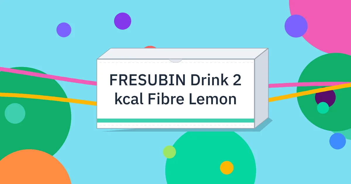 Symbolbild: Packung mit der Aufschrift FRESUBIN Drink 2 kcal Fibre Lemon (PZN 11609299) – Verfügbarkeit und Bezug in Apotheken in Frankfurt am Main